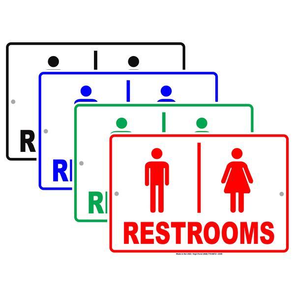Restroom Door Signs | No Bathroom Available Signs – tagged "Locker Room ...