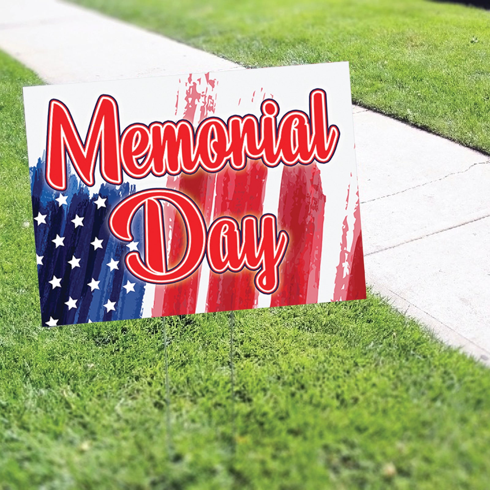 Memorial Day Coroplast Printed Yard Sign – Sign Fever