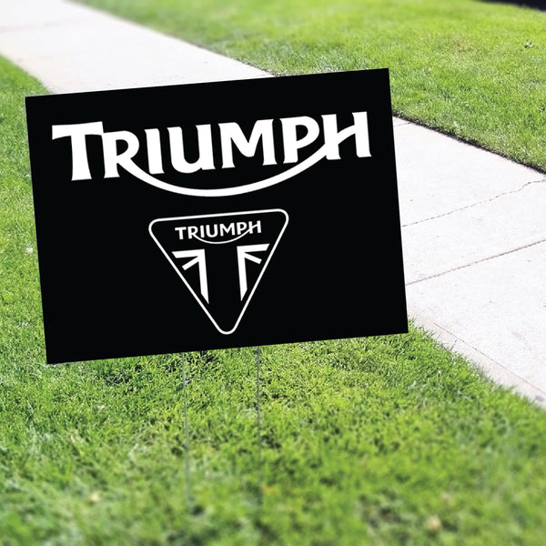 Triumph Coroplast Yard Sign - Sign Fever