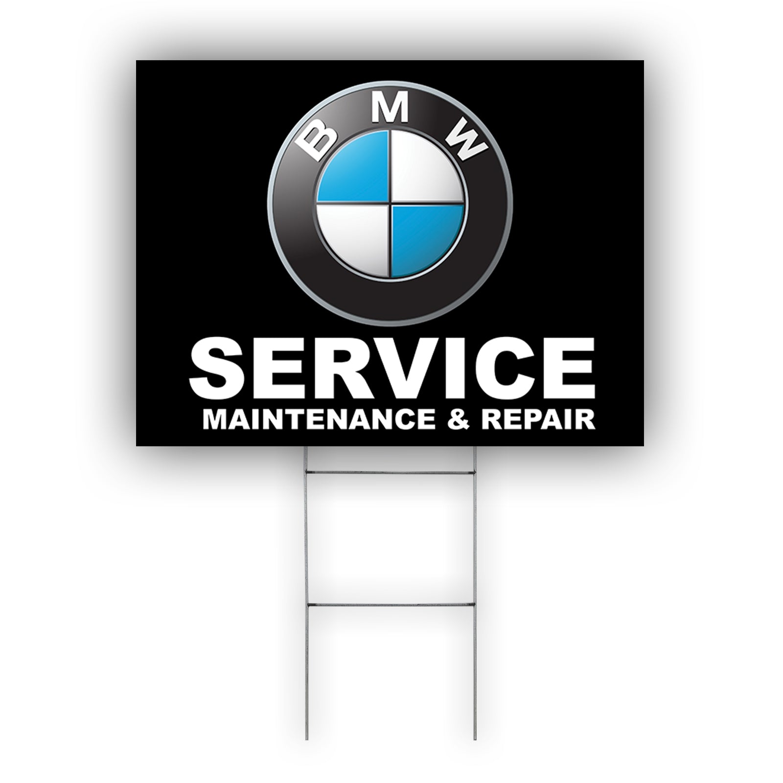 BMW Service Maintenance & Repair Coroplast Yard Sign - Sign Fever
