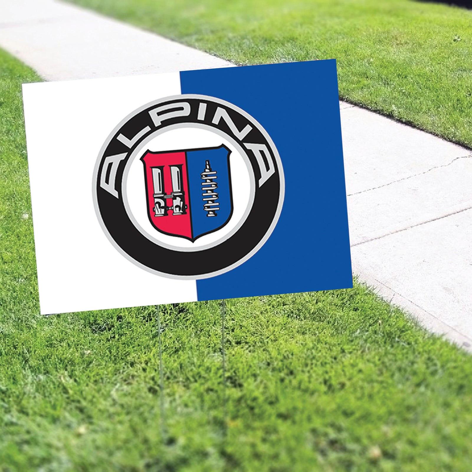 Alpina Coroplast Yard Sign - Sign Fever
