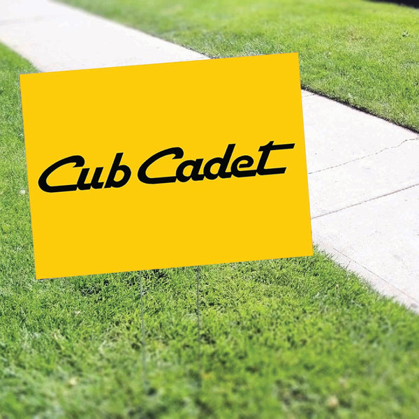 Cub Cadet Coroplast Yard Sign - Sign Fever