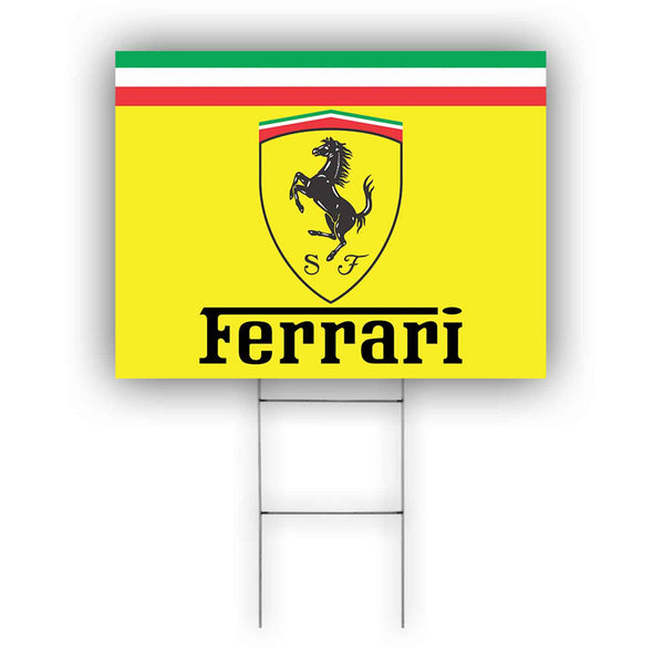 Ferrari Coroplast Yard Sign - Sign Fever