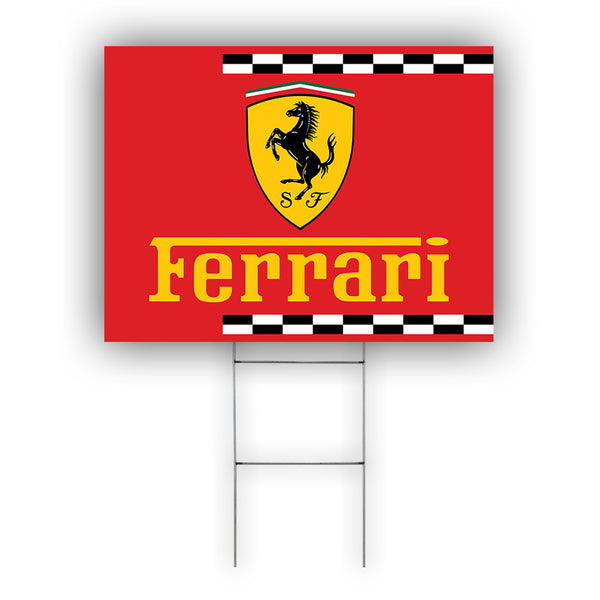 Ferrari Coroplast Yard Sign - Sign Fever