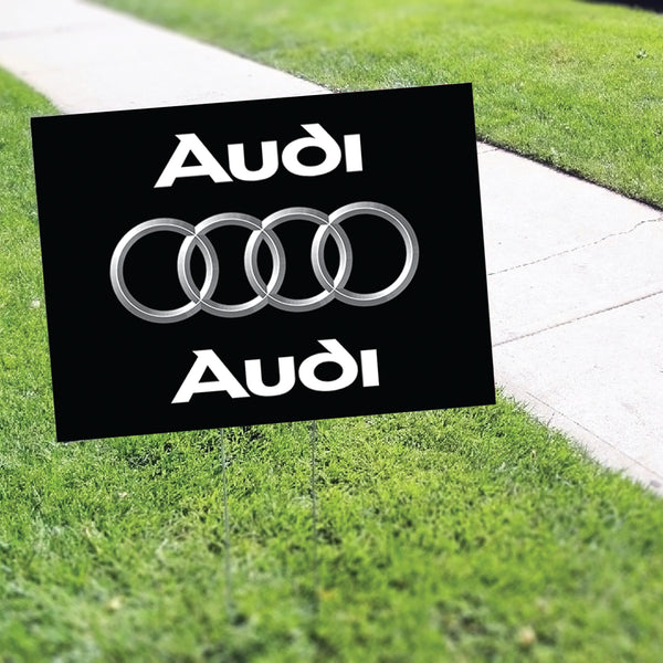 Audi Coroplast Yard Sign - Sign Fever