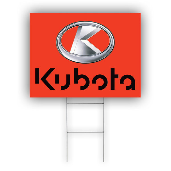Kubota Coroplast Yard Sign - Sign Fever
