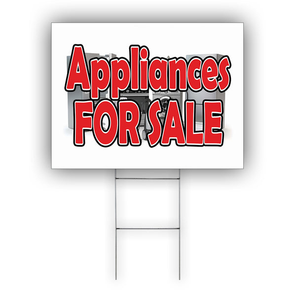 Appliances for Sale Coroplast Yard Sign - Sign Fever