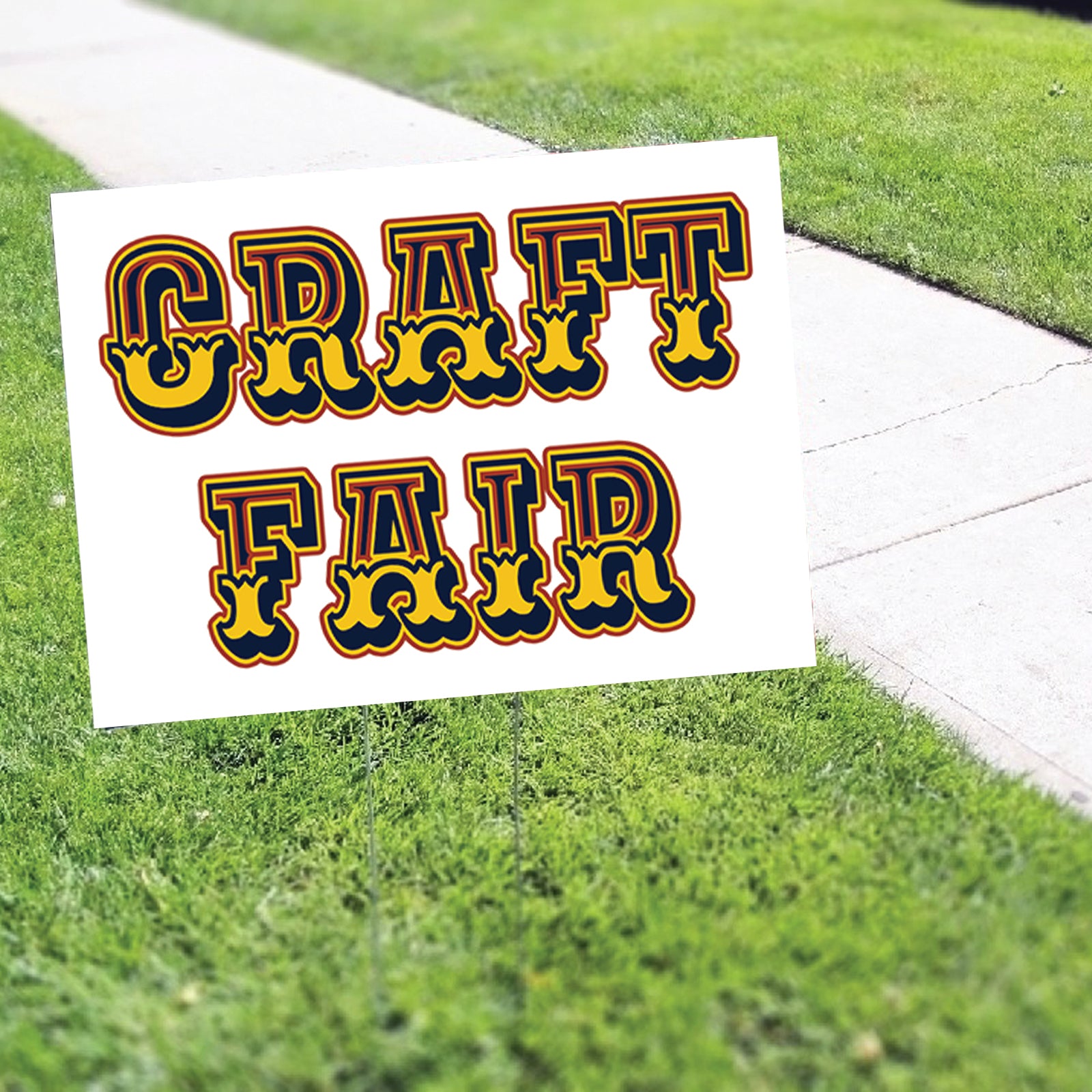 Craft Fair Coroplast Yard Sign – Sign Fever