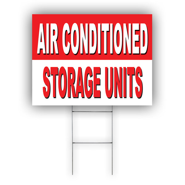 Air Conditioned Storage Units Coroplast Yard Sign - Sign Fever