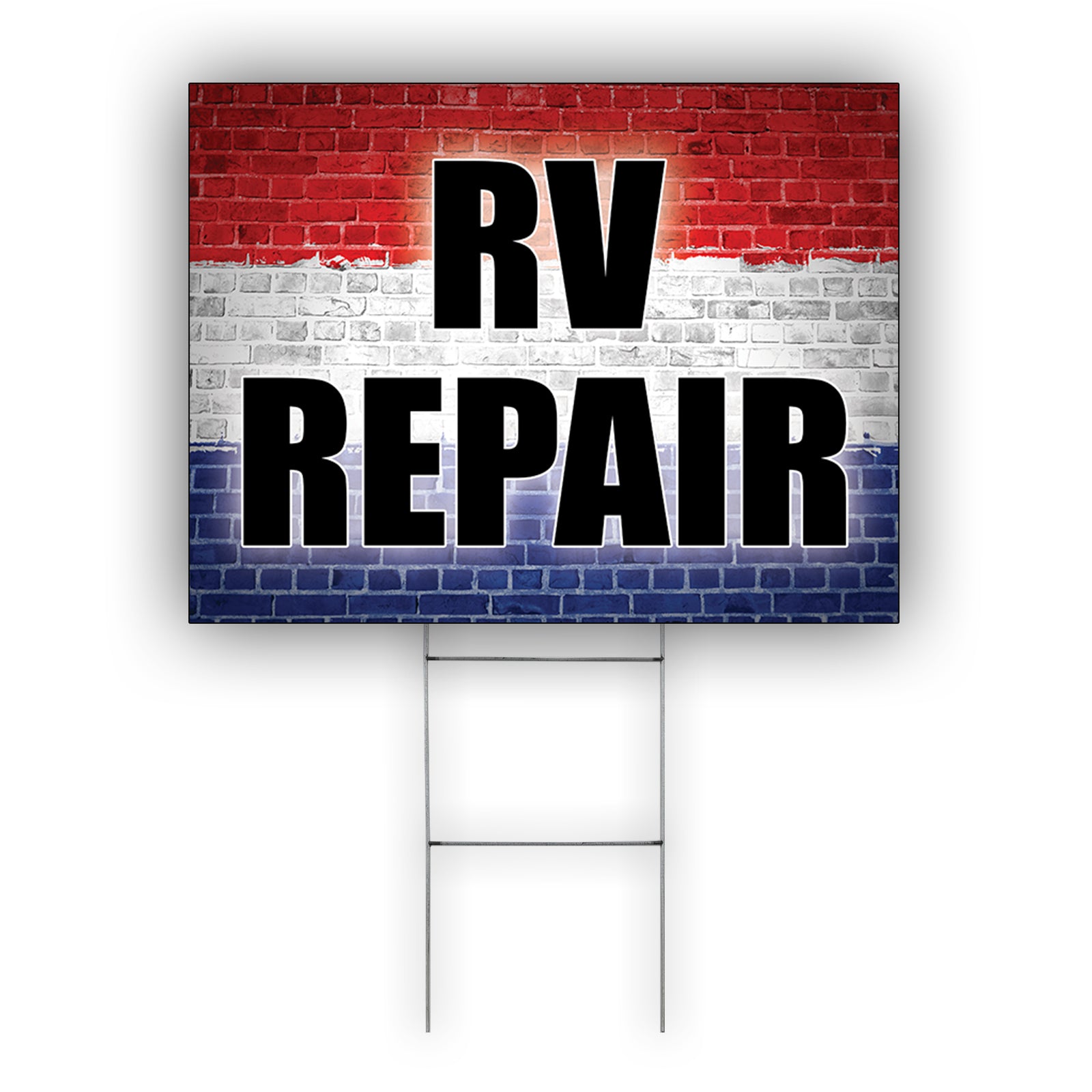 RV Repair Coroplast Yard Sign - Sign Fever