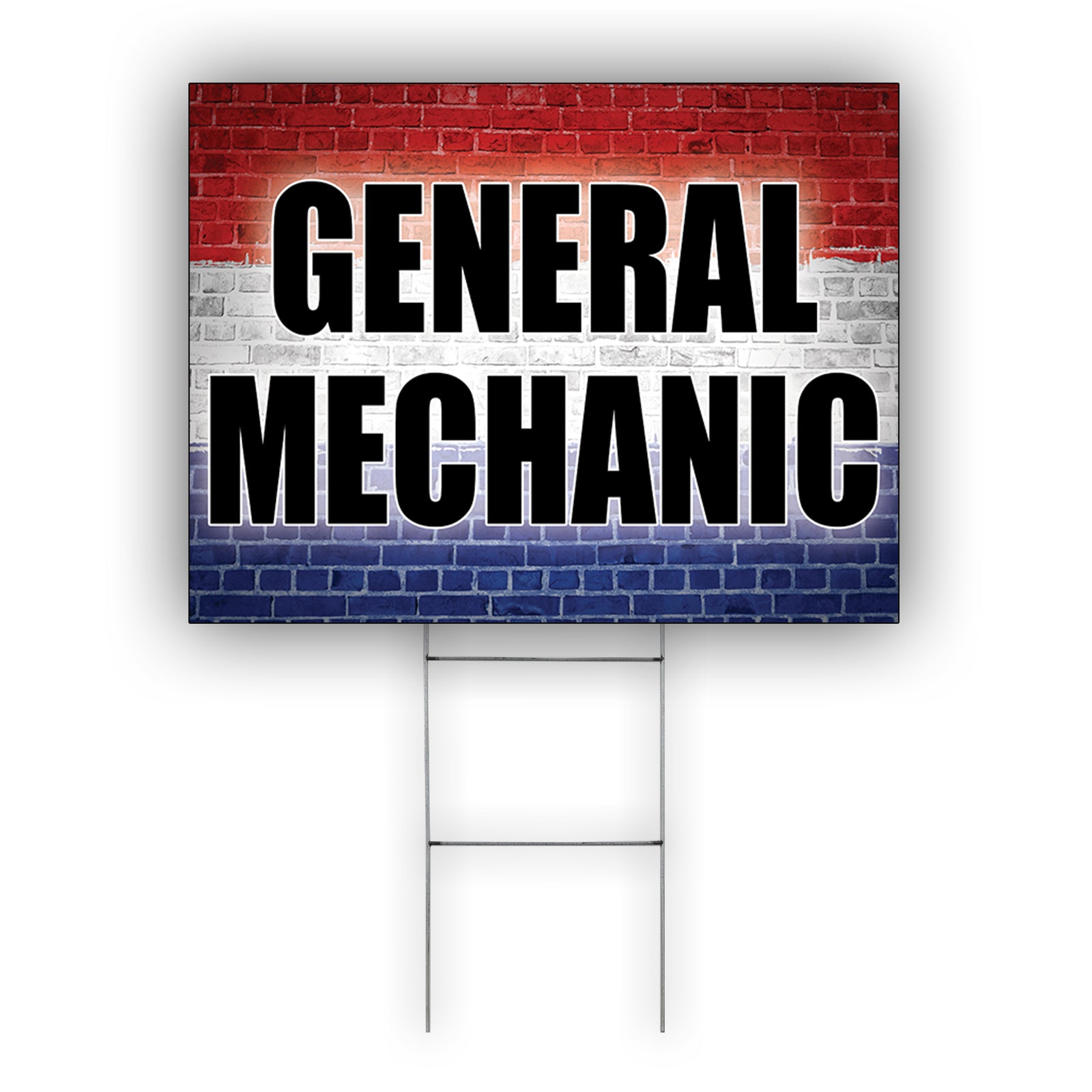 General Mechanic Coroplast Yard Sign - Sign Fever