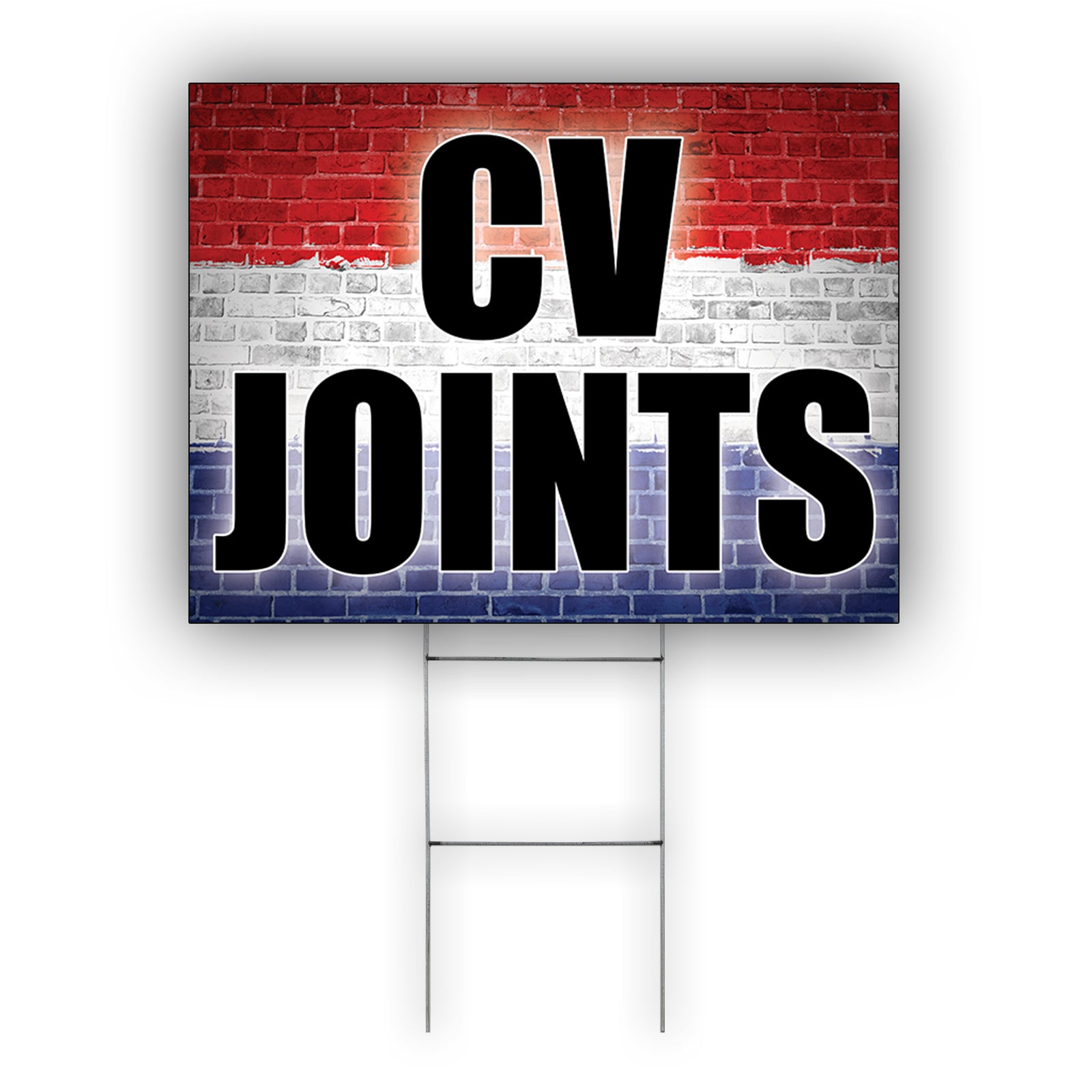 CV Joints Coroplast Yard Sign - Sign Fever