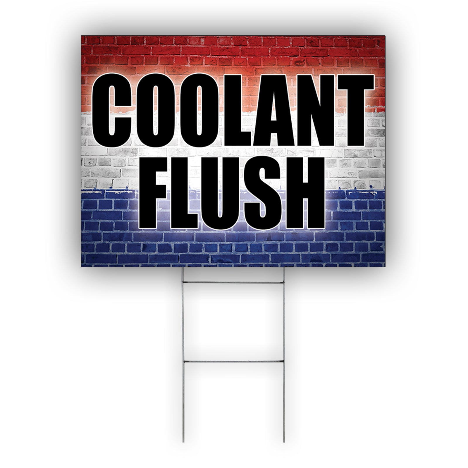 Coolant Flush Coroplast Yard Sign - Sign Fever