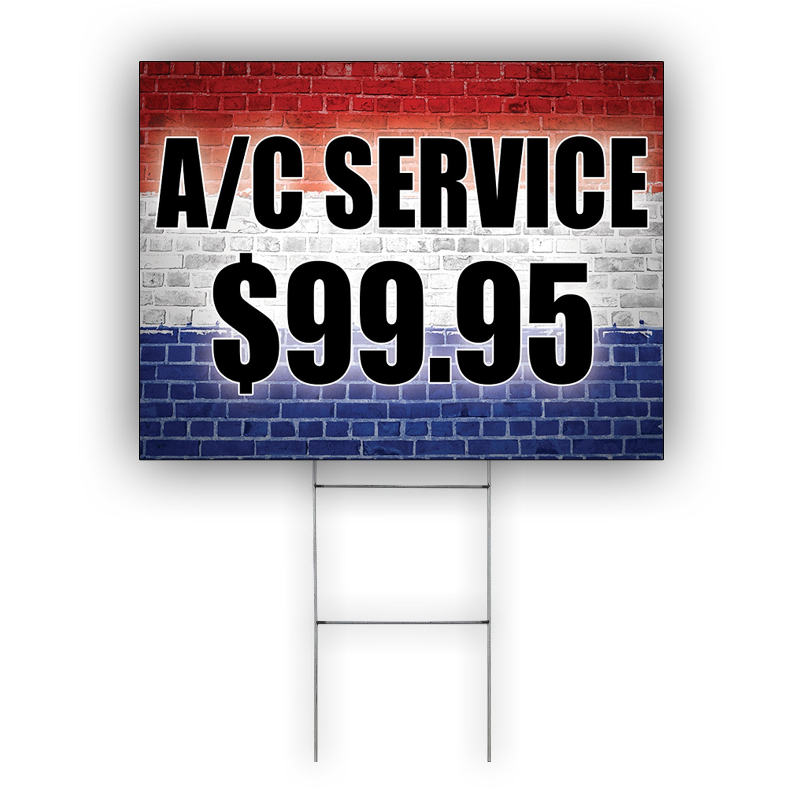 AC Service $99.95 Coroplast Yard Sign – Sign Fever