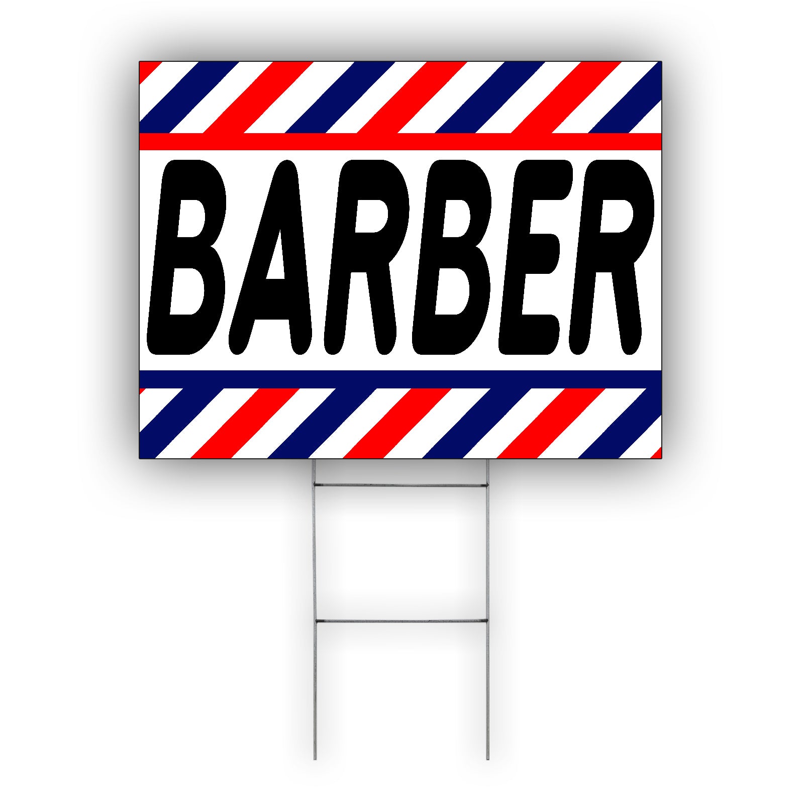 Barber Coroplast Yard Sign - Sign Fever