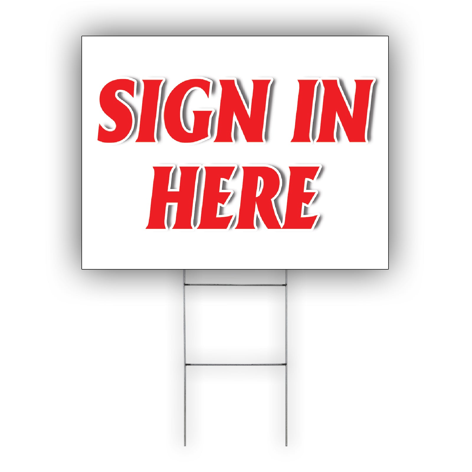 Sign In Here Yard Sign – Sign Fever