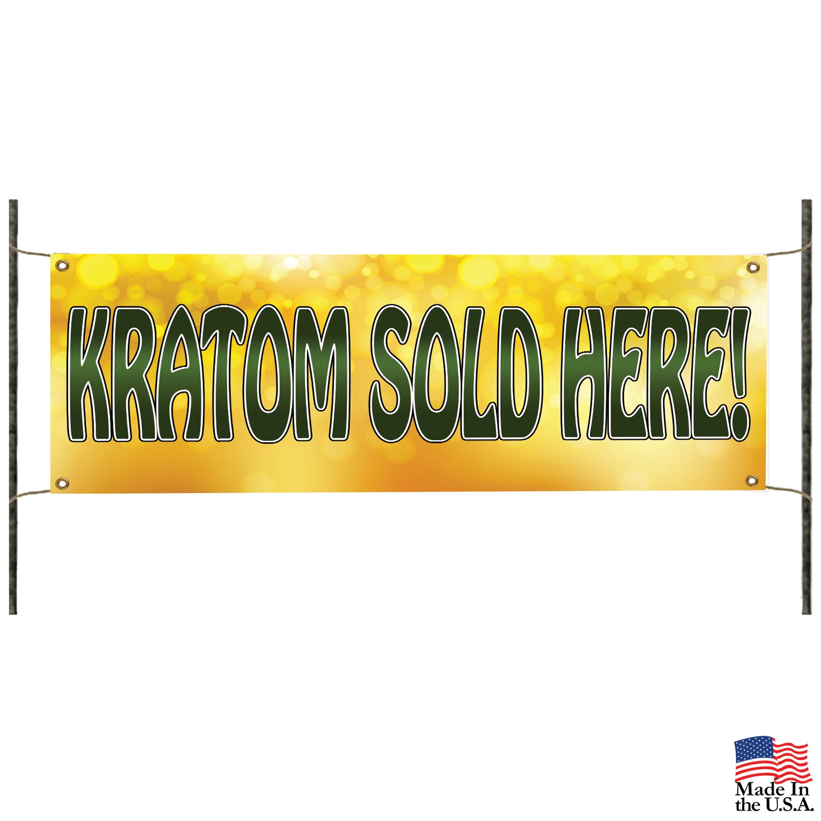 Kratom Sold Here Vinyl Banner Sign – Sign Fever