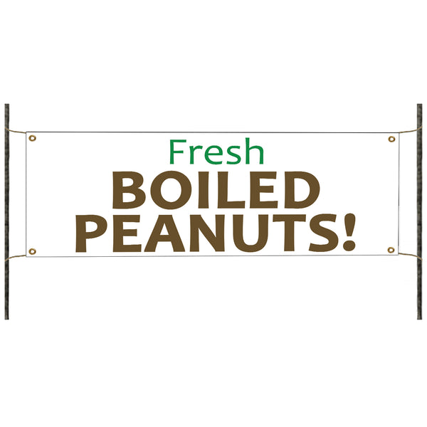 Hot Salted Roasted Nuts Dry Fruits Marketing Vinyl | Banner Sign - Sign ...