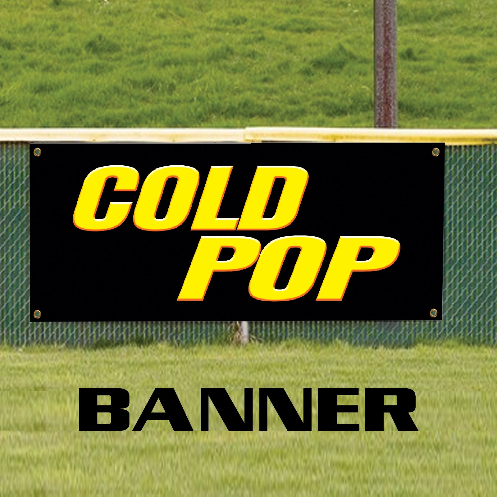 Cold Pop Vinyl Banner Sign – Sign Fever