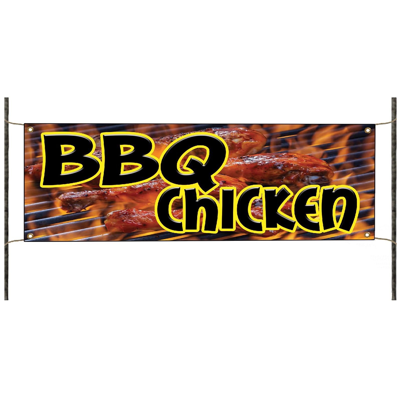 BBQ Chicken Vinyl Banner Sign - Sign Fever