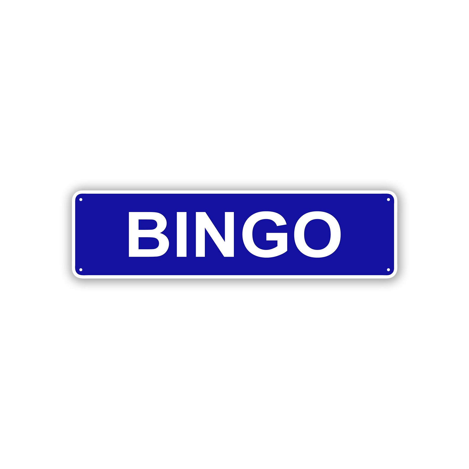 Bingo Aluminum Street Sign - Sign Fever