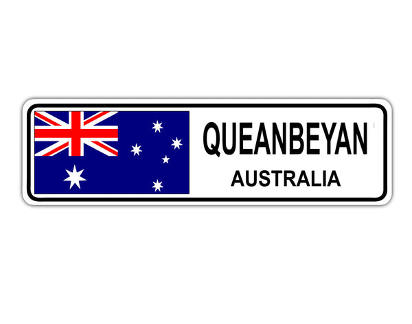 Queanbeyan Australia Country City Flag Aluminum Sign - Sign Fever