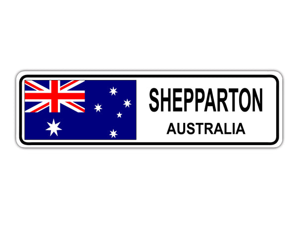 Shepparton Australia Country City Flag Aluminum Sign - Sign Fever