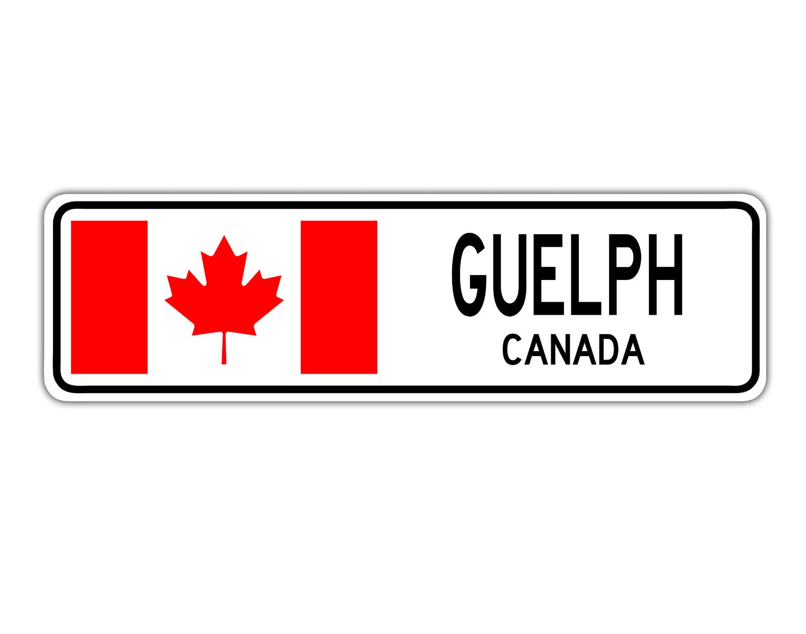 Guelph Canada Country City Flag Aluminum Sign – Sign Fever