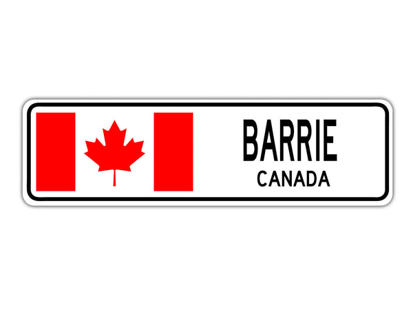 Barrie Canada Country City Flag Aluminum Sign - Sign Fever