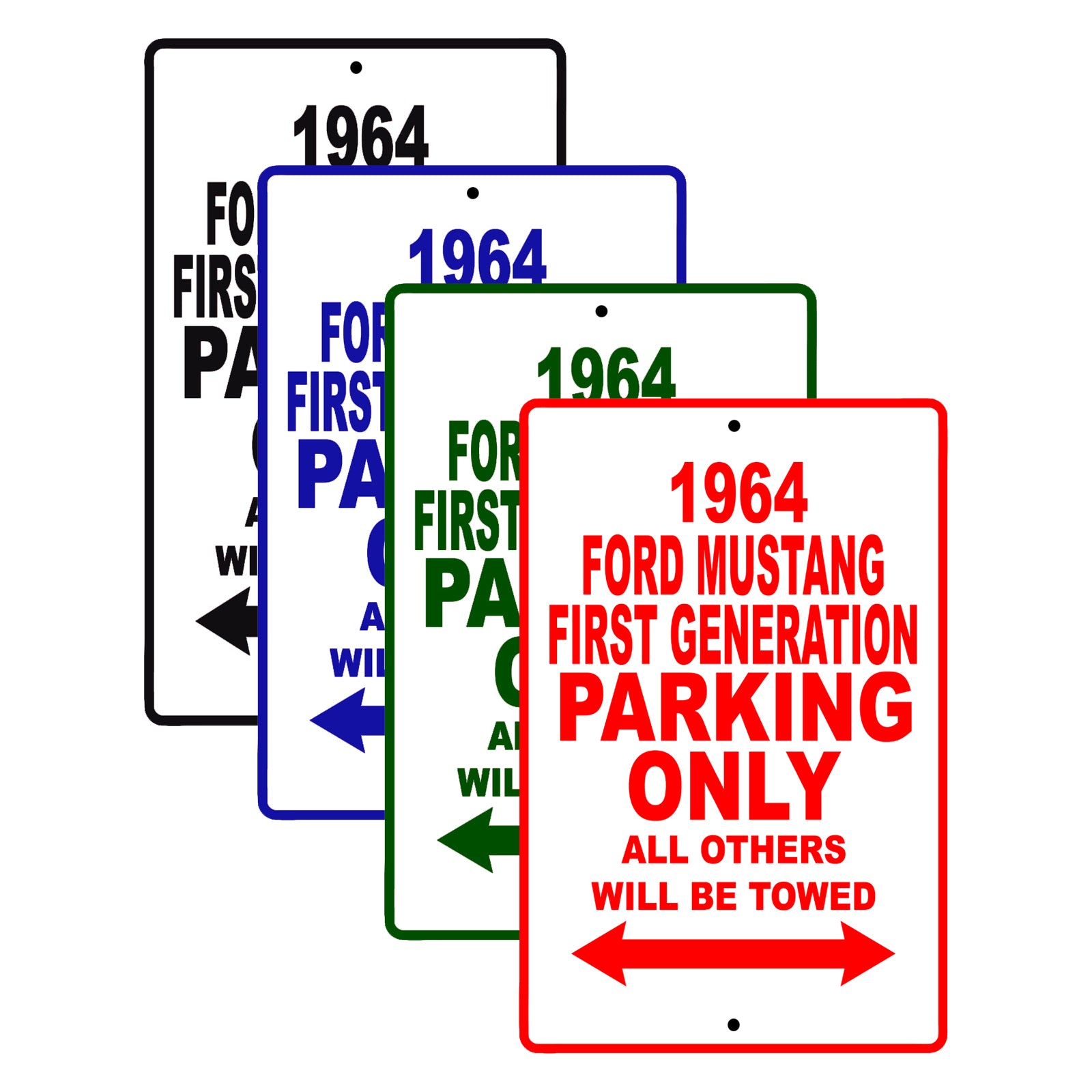 1964 Ford Mustang First Generation Car Parking Only All Others Will Be ...