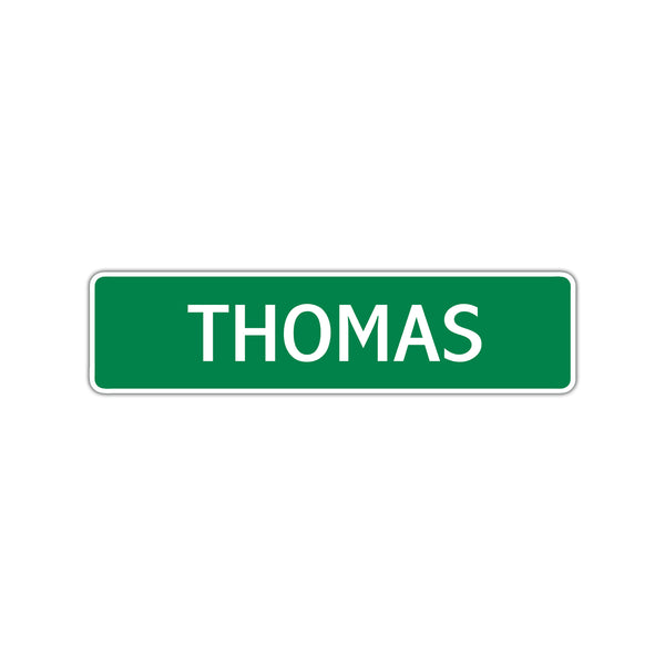 Thomas Street Sign Children Name Room Plate - Sign Fever