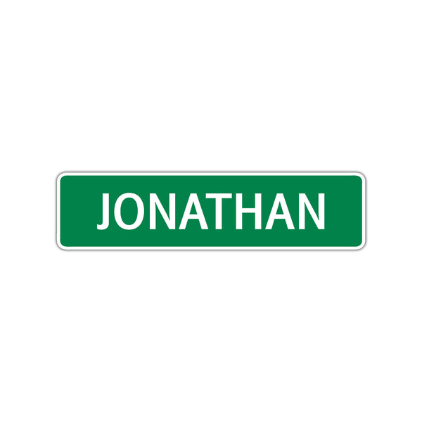 Jonathan Street Sign Children Name Room Plate - Sign Fever