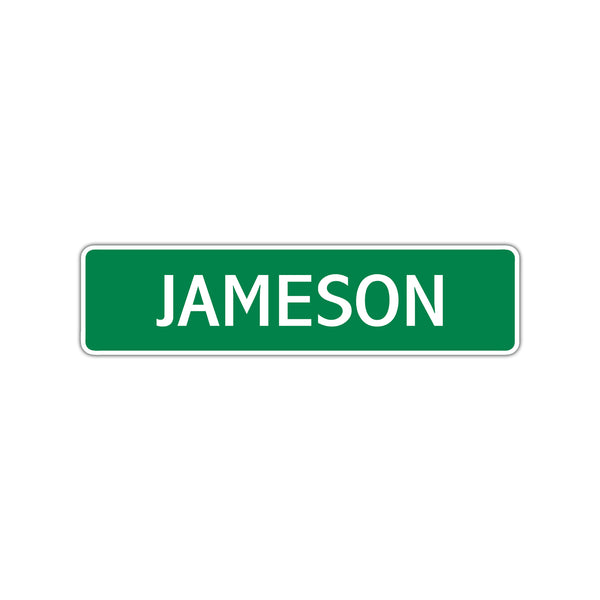 Jameson Street Sign Children Name Room Plate - Sign Fever