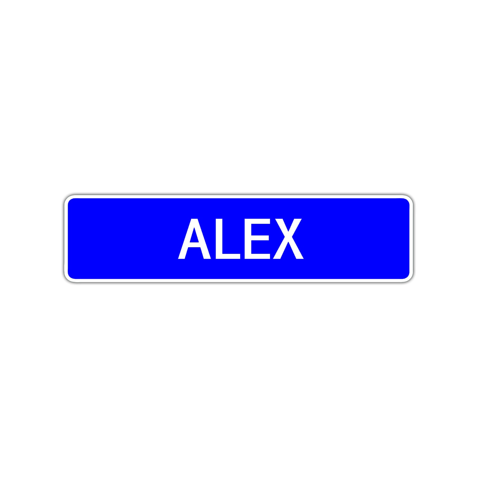 Alex Street Sign Children Name Room Plate - Sign Fever