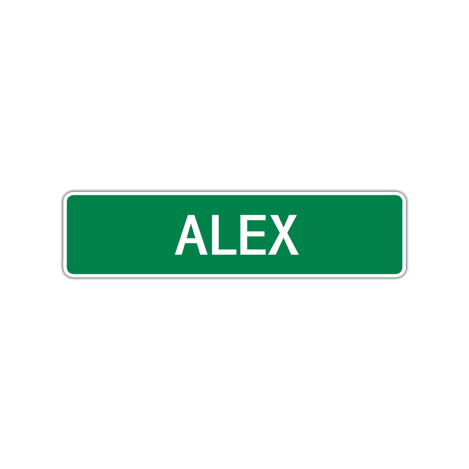 Alex Street Sign Children Name Room Plate - Sign Fever