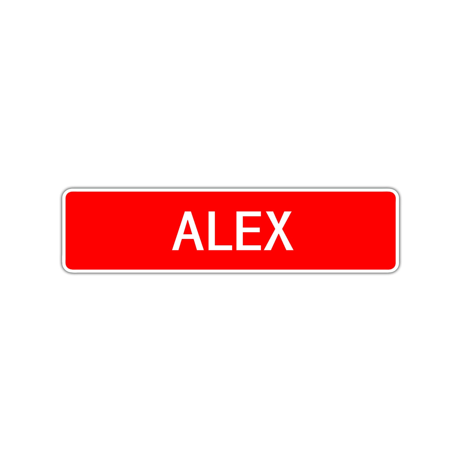 Alex Street Sign Children Name Room Plate - Sign Fever