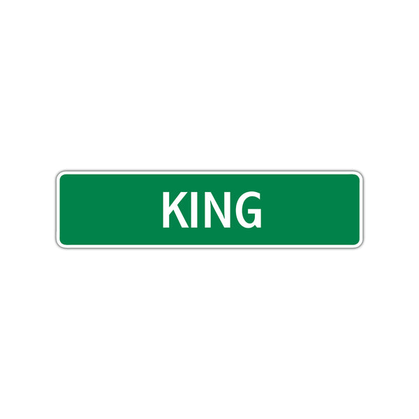 King Street Sign Children Name Room Plate - Sign Fever