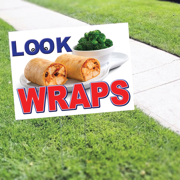Look Wraps Coroplast Yard Sign - Sign Fever