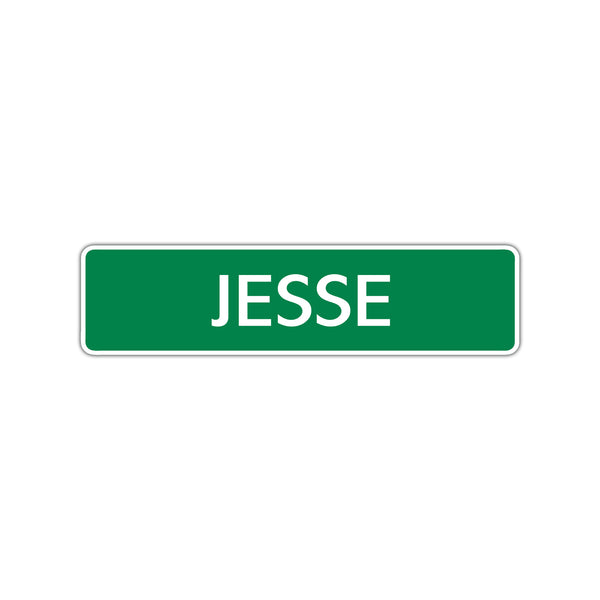 Jesse Street Sign Children Name Room Plate - Sign Fever