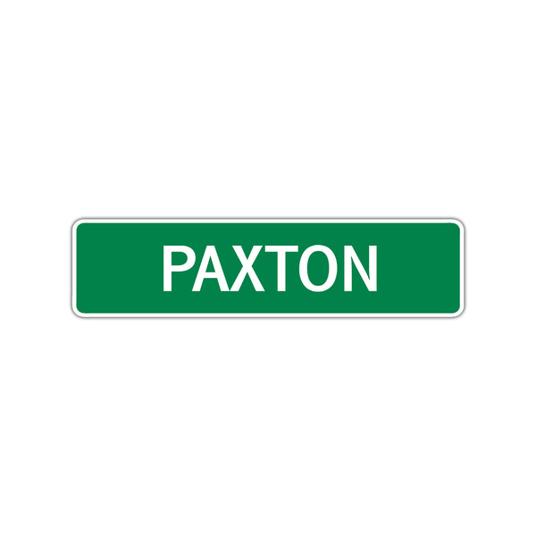 Paxton Street Sign Children Name Room Plate - Sign Fever