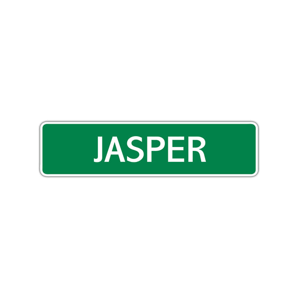 Jasper Street Sign Children Name Room Plate - Sign Fever
