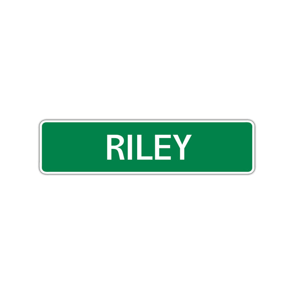 Riley Street Sign Children Name Room Plate - Sign Fever