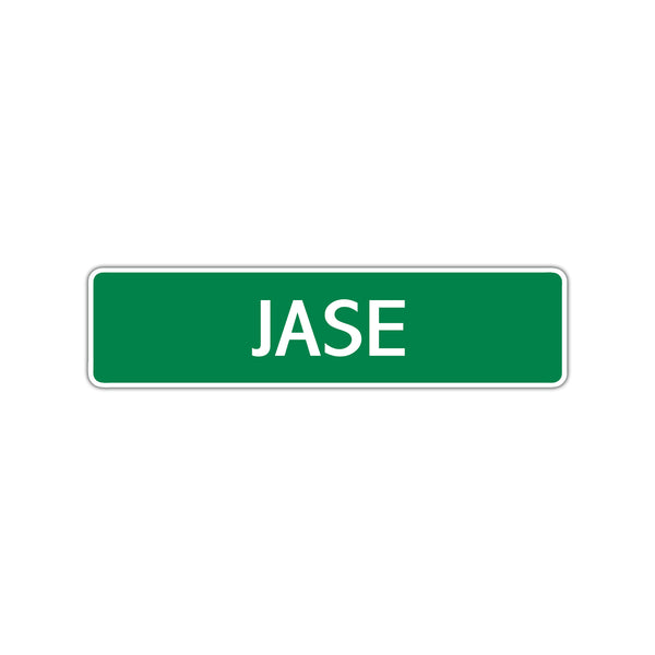 Jase Street Sign Children Name Room Plate - Sign Fever
