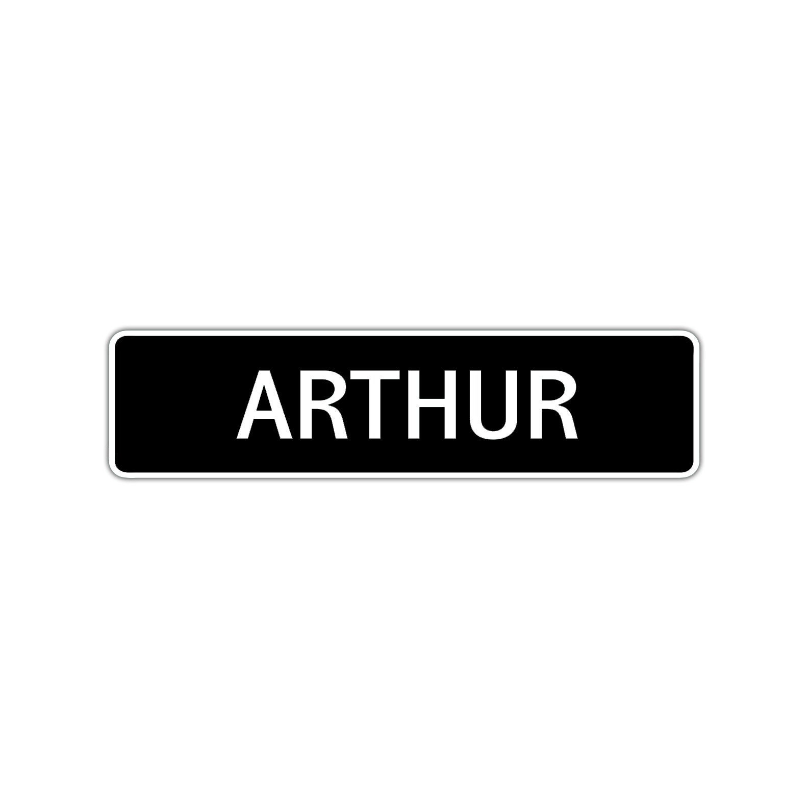 Arthur Street Sign Children Name Room Plate - Sign Fever