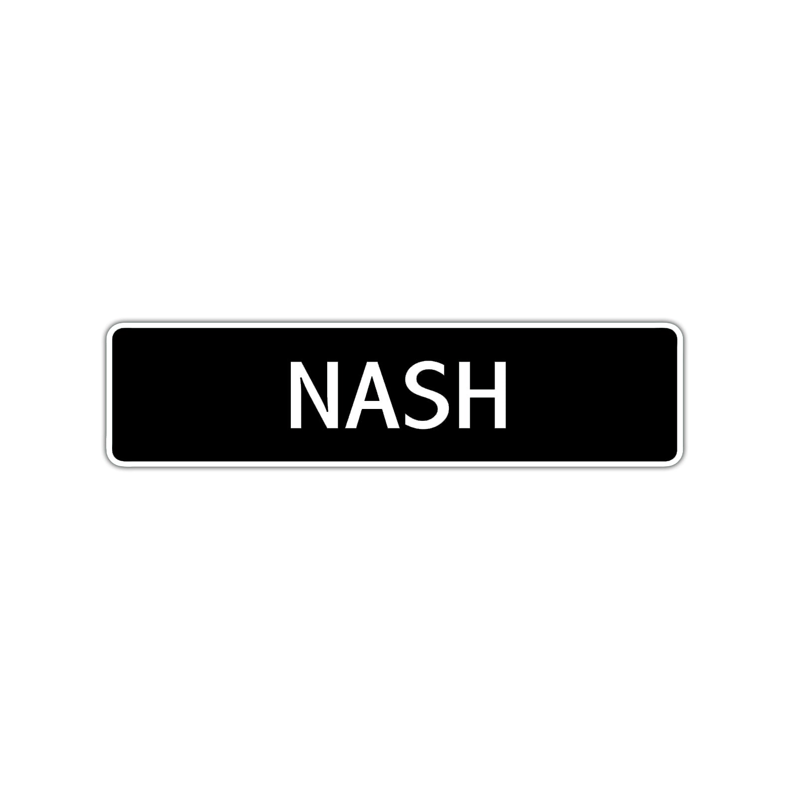 Nash Street Sign Children Name Room Plate - Sign Fever