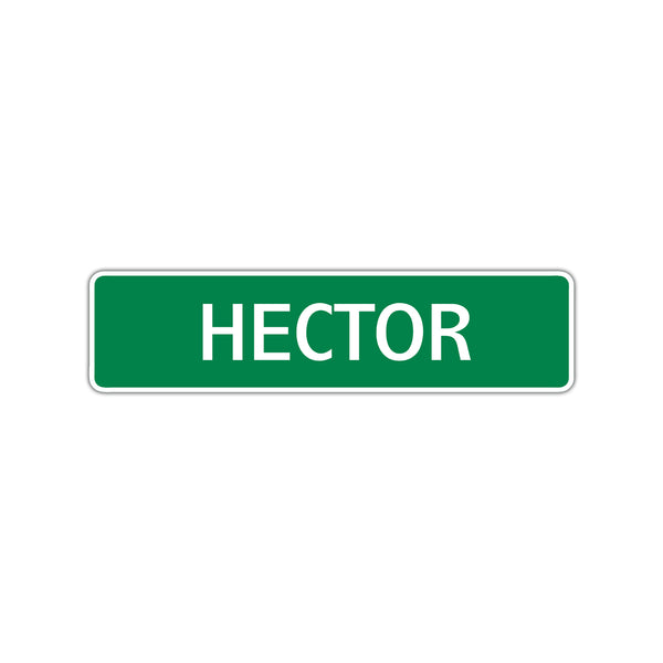 Hector Street Sign Children Name Room Plate - Sign Fever