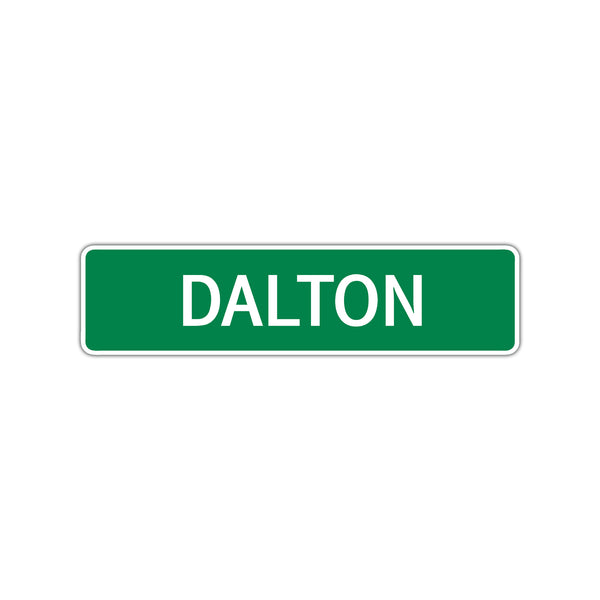 Dalton Street Sign Children Name Room Plate - Sign Fever