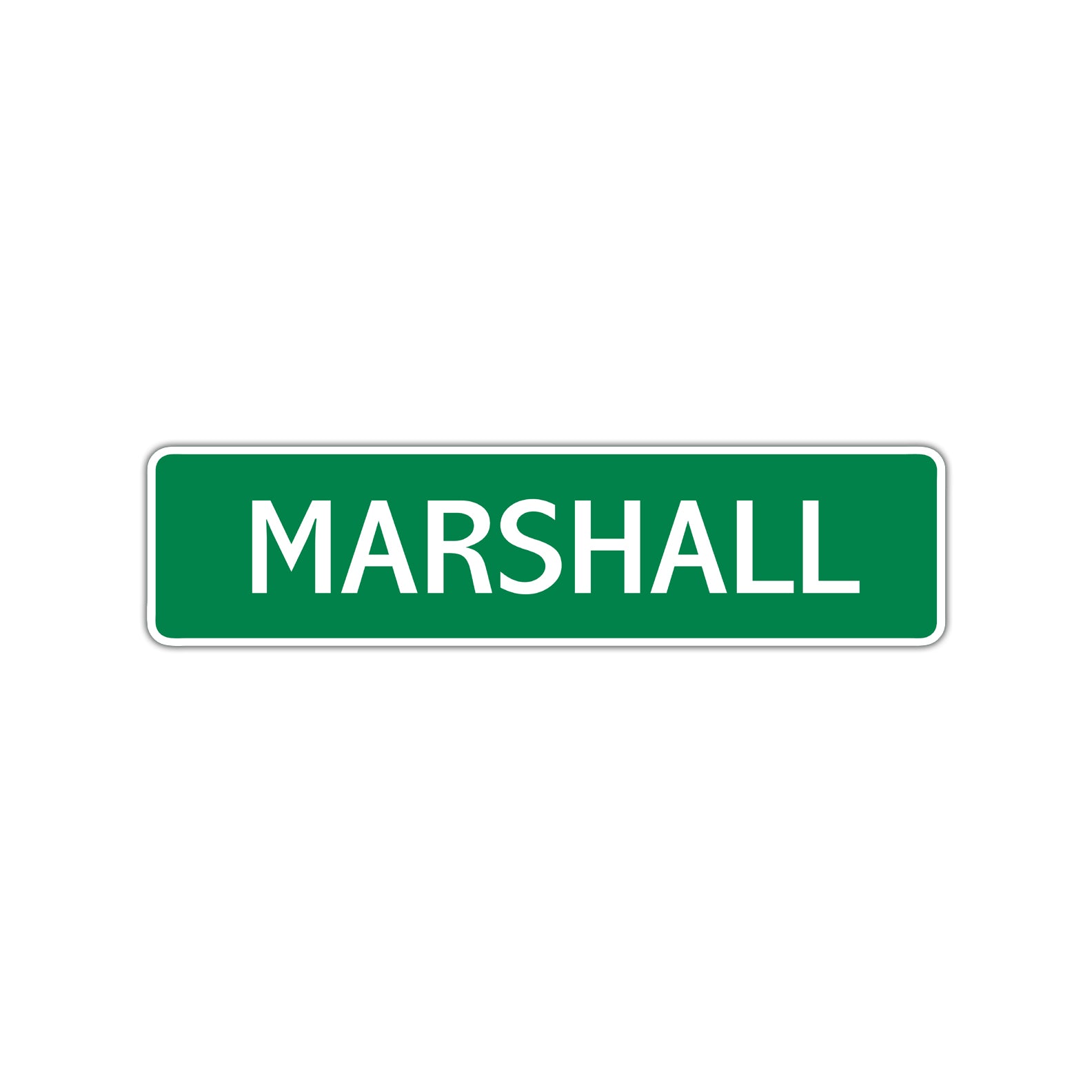 Marshall Street Sign Children Name Room Plate - Sign Fever