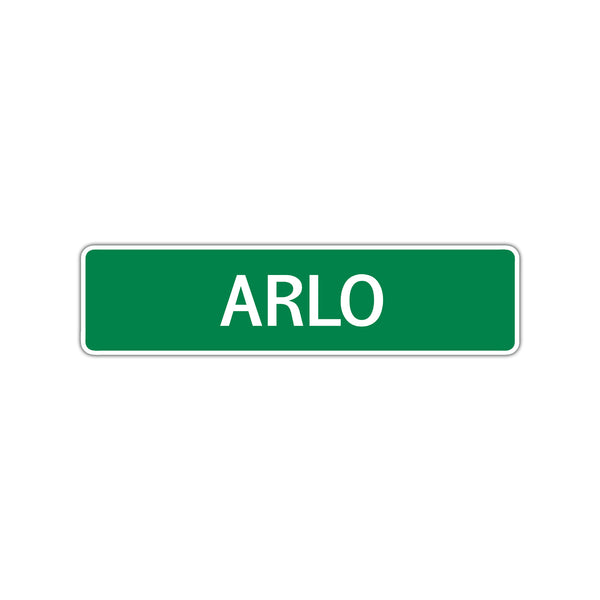 Arlo Street Sign Children Name Room Plate - Sign Fever