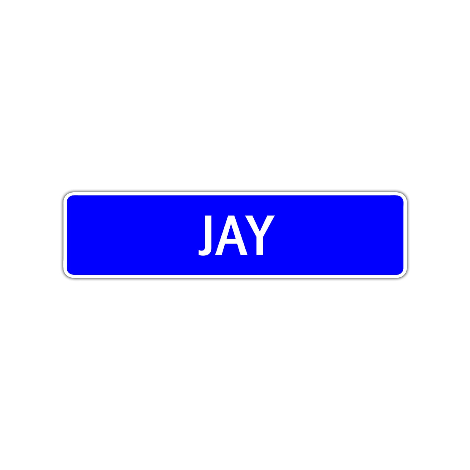 Jay Street Sign Children Name Room Plate - Sign Fever